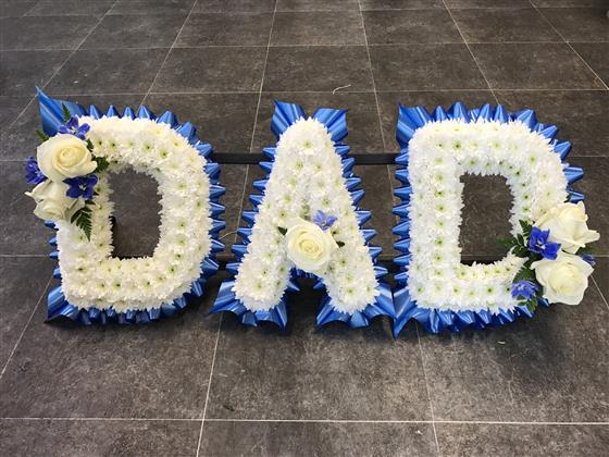 Dad Funeral Flower Words - Funeral Flowers Sheffield